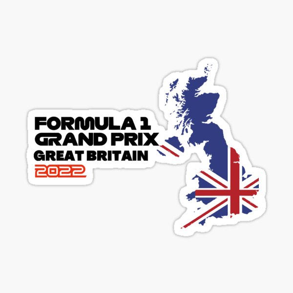 "Great Britain circuit f1 2022 silverstone" Sticker for Sale by ...