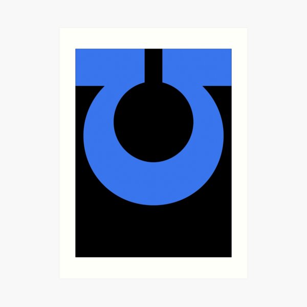 "Ultramarines Logo" Art Print for Sale by HowardLamere | Redbubble