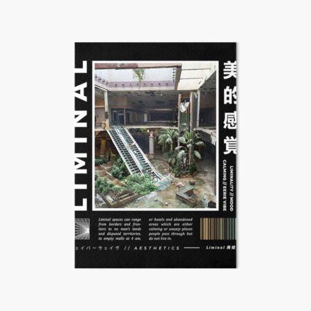 "Liminal Spaces Retro Internet 80s & 90s Aesthetic Vaporwave" Art Board ...