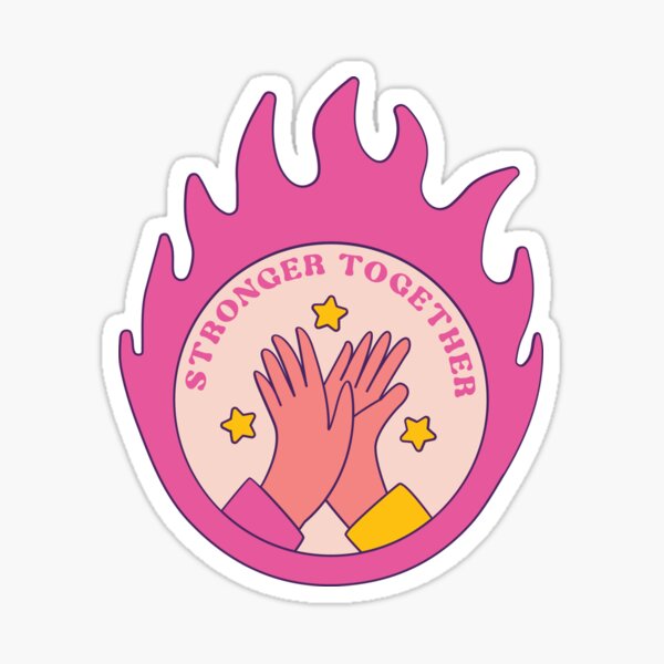 "be strong" Sticker for Sale by nommm | Redbubble