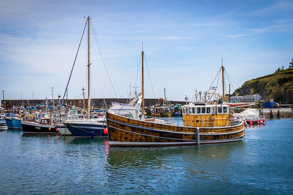 "The Seascan, Mevagissey, Cornwall" by David Rowlatt | Redbubble