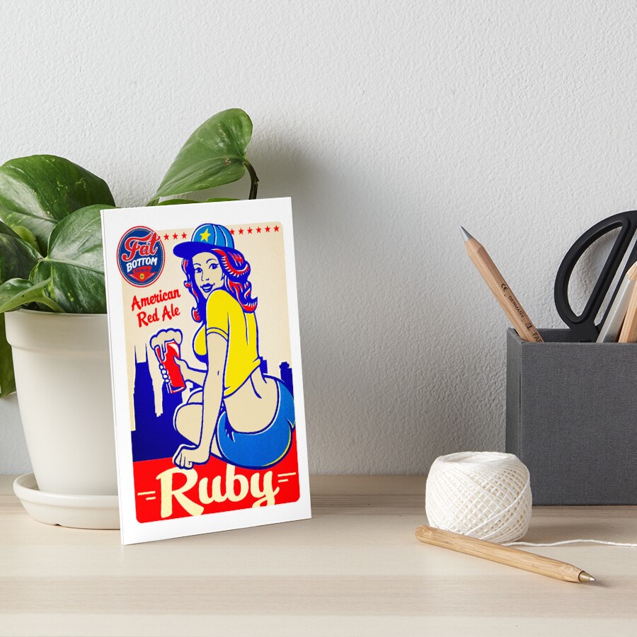 "The Sexy "Ruby"" Art Board Print for Sale by SheltonVDevore | Redbubble