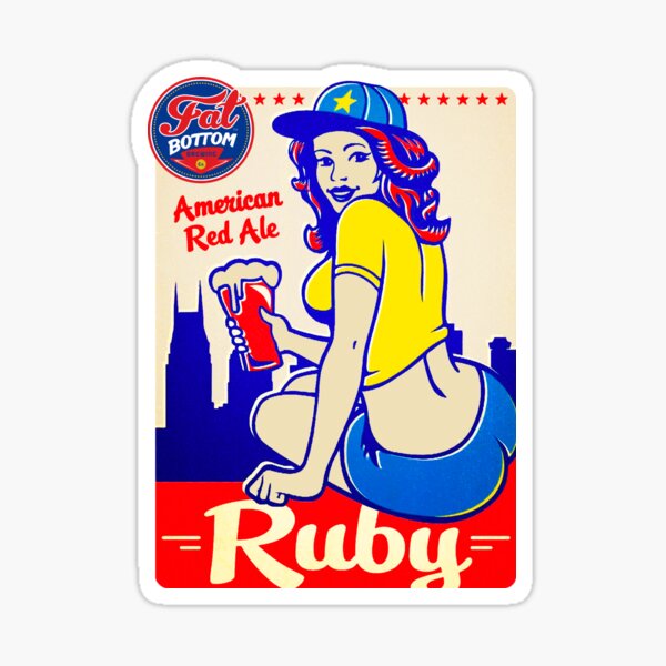 "The Sexy "Ruby"" Sticker for Sale by SheltonVDevore | Redbubble