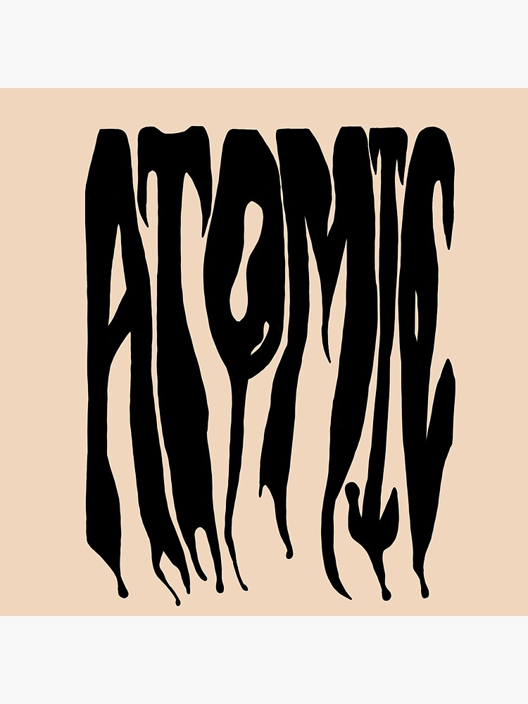 "Atomic Punk " Sticker for Sale by beckslines | Redbubble