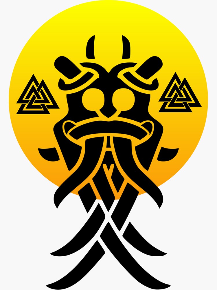 "odin runes" Sticker for Sale by Kweeuu | Redbubble