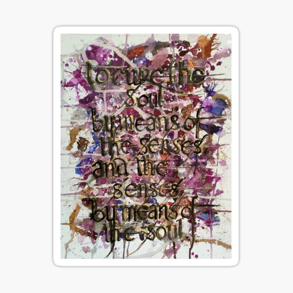 "Cure The Soul" Sticker for Sale by HareandSnail | Redbubble