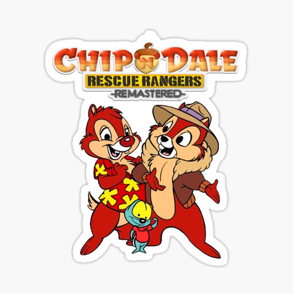 "Chip 'n Dale Rescue Rangers" Sticker for Sale by Changino23 | Redbubble