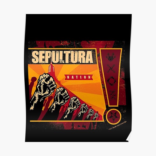 "Sepultura Nation Album Cover" Poster for Sale by michnaroal4 | Redbubble