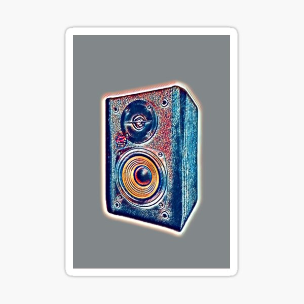 "Speaker" Sticker for Sale by NEVSHACK | Redbubble