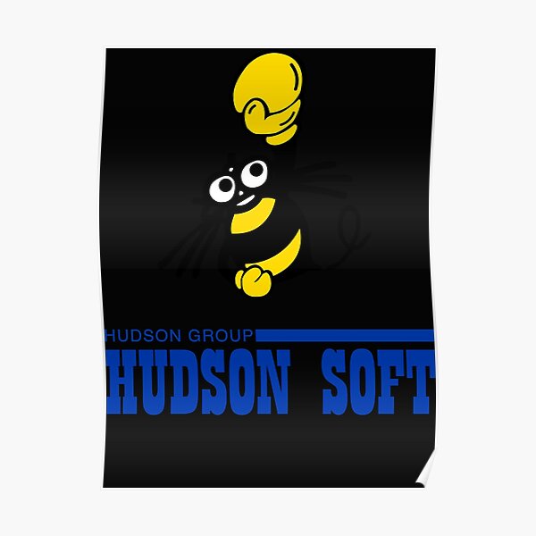 "Hudson Soft Boxing Bee Logo " Poster for Sale by Matthew445667 | Redbubble