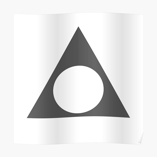 "Triangular circle" Poster for Sale by NCdesign1 | Redbubble