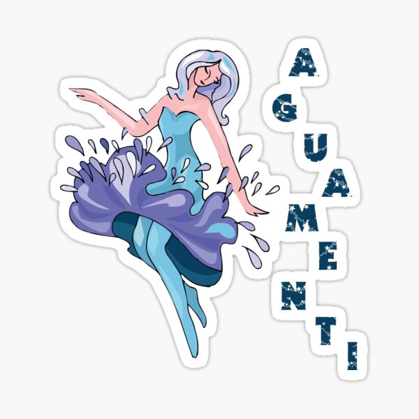 "Aguamenti" Sticker for Sale by naturehikers | Redbubble