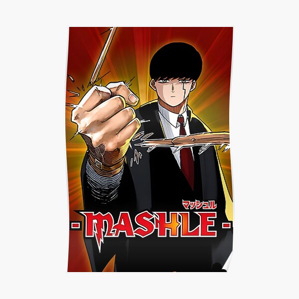 "Anime Mashle" Poster for Sale by andrew-kagawa | Redbubble