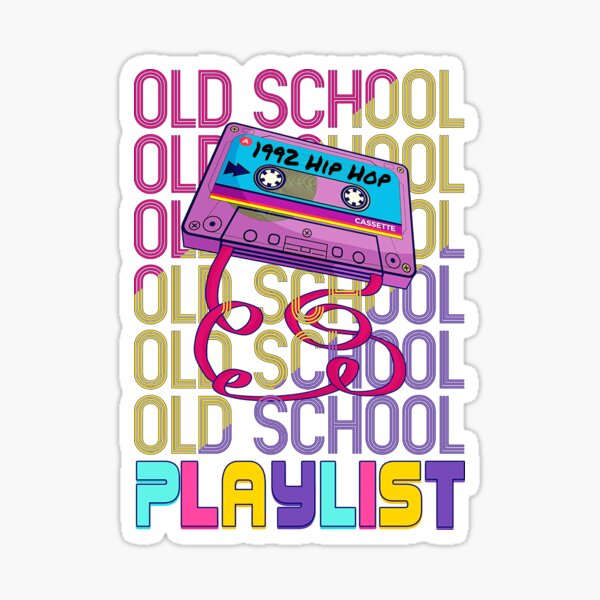 "1992 Hip Hop Mixtape Playlist" Sticker for Sale by crystaljeana ...