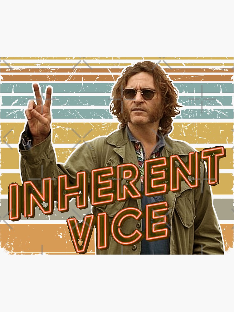 "Inherent Vice Classic Movie" Sticker for Sale by Bluejacob | Redbubble