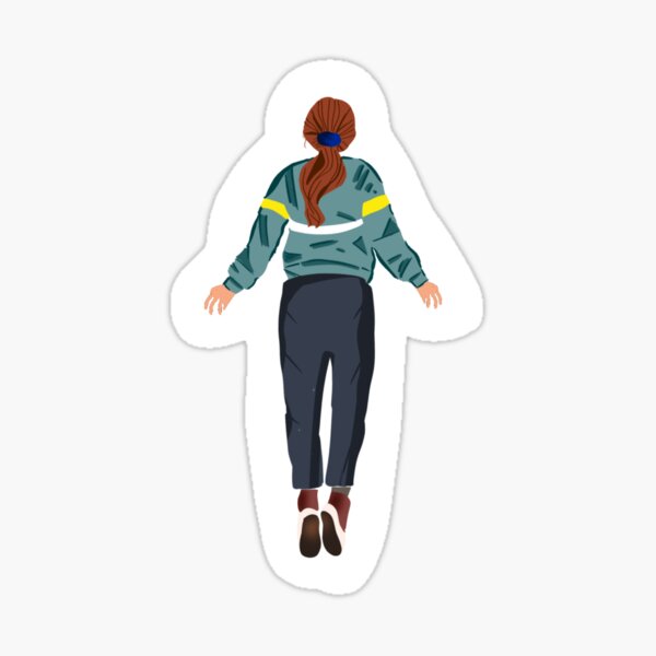"Max floating (stranger things s4)" Sticker for Sale by Davidsister05 ...