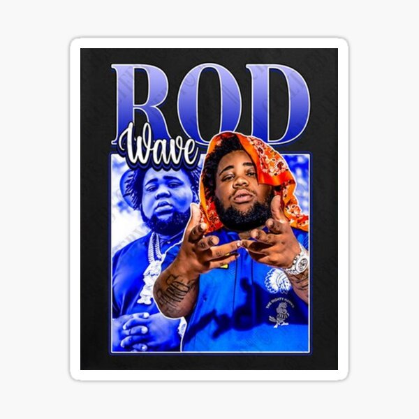 "rod wave" Sticker for Sale by StPatricksIrish | Redbubble
