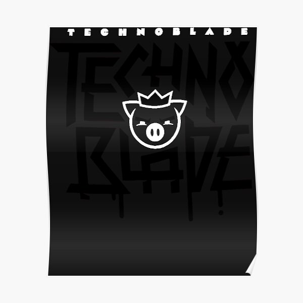 "Technoblade logo" Poster for Sale by JaaXiong1 | Redbubble