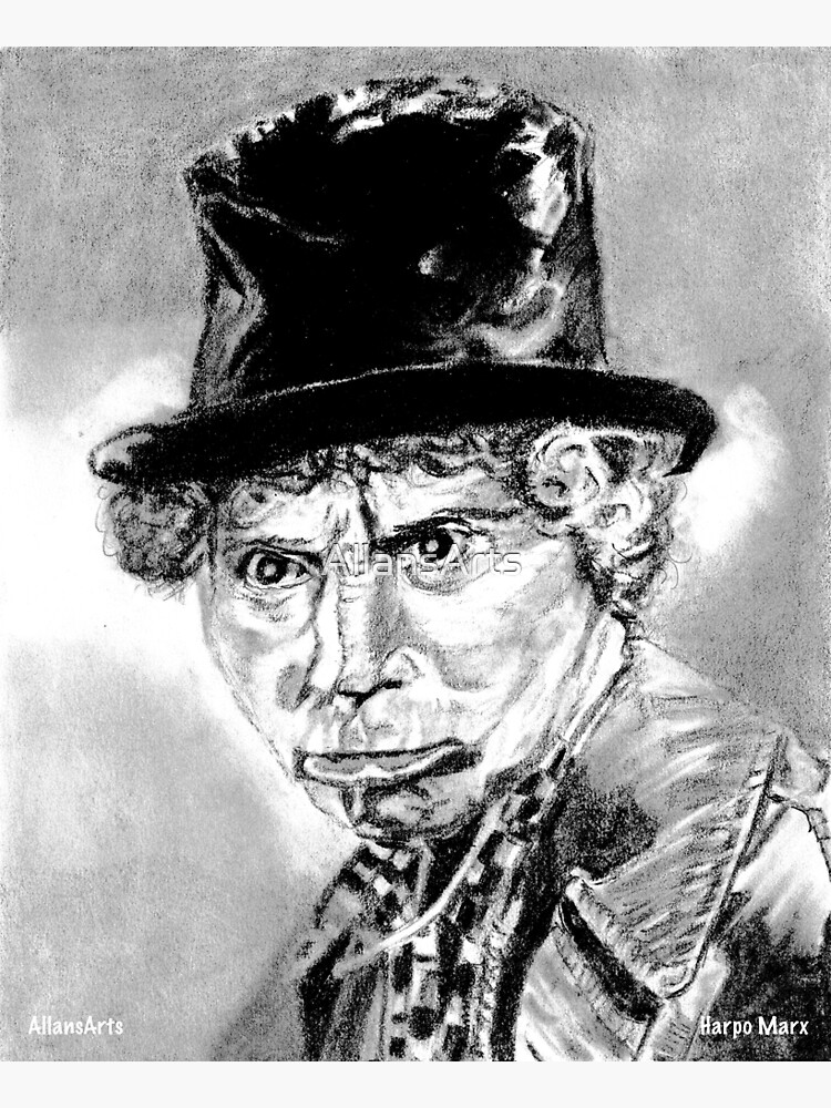 "Harpo Marx portrait" Poster for Sale by AllansArts | Redbubble