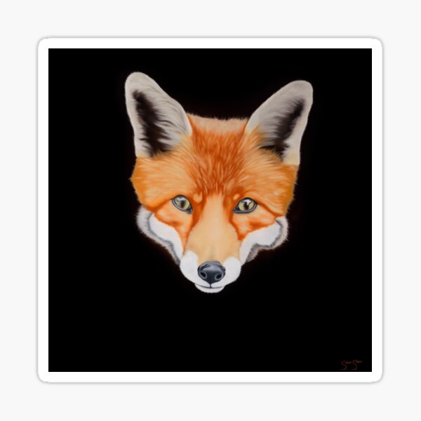 "Sly" Sticker for Sale by SteShawPainting | Redbubble