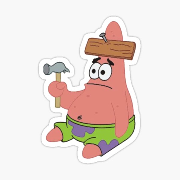"Patrick Wood Head" Sticker for Sale by lynneedienc | Redbubble