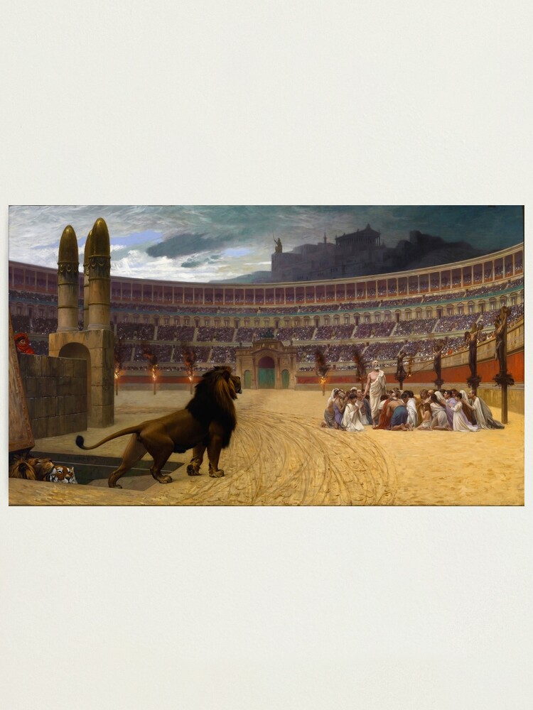 Impression photo « La dernière prière des martyrs chrétiens de Jean ...