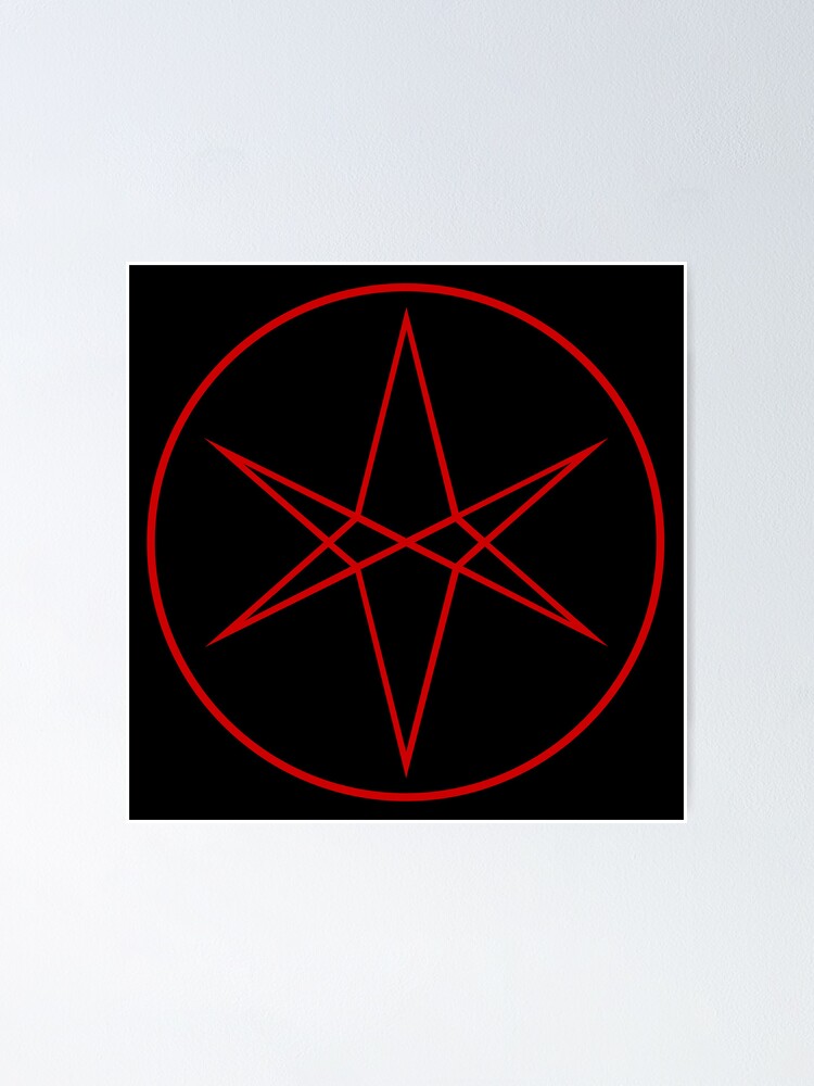 Póster «Logotipo rojo sangre de BMTH con círculo» de TNKART | Redbubble