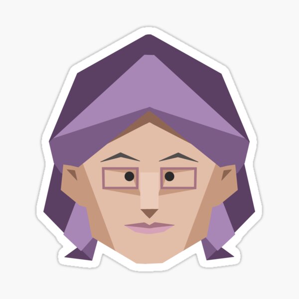 "INTJ Avatar- Architect Personality Female | MBTI Series" Sticker for ...