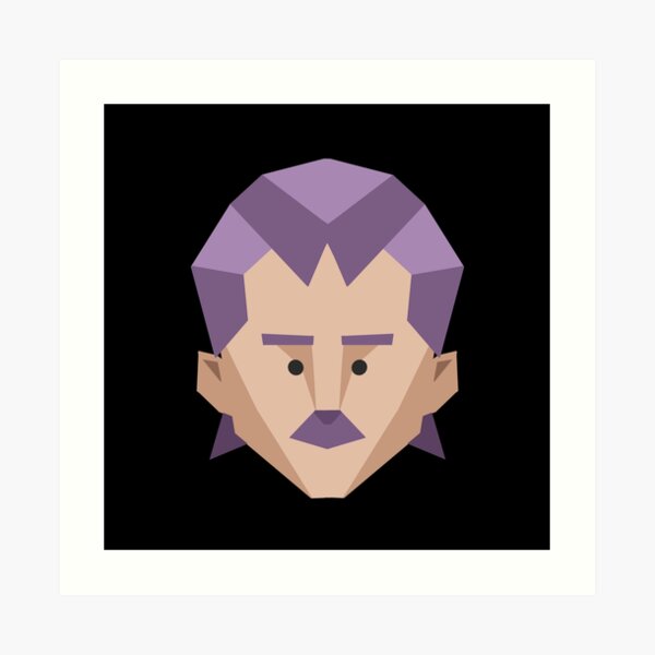 "INTJ Avatar- Architect Personality Male | MBTI Series" Art Print for ...