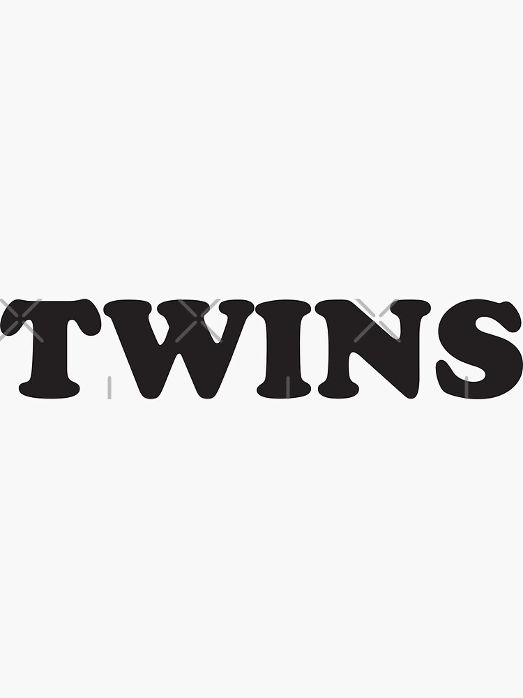 "Twins" Sticker for Sale by TheFlying6 | Redbubble