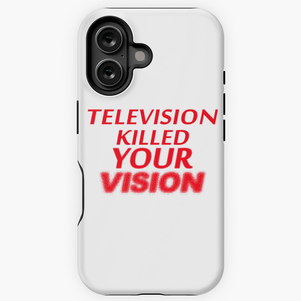 "Zrk Merch Television Killed Your Vision" Essential T-Shirt for Sale by ...