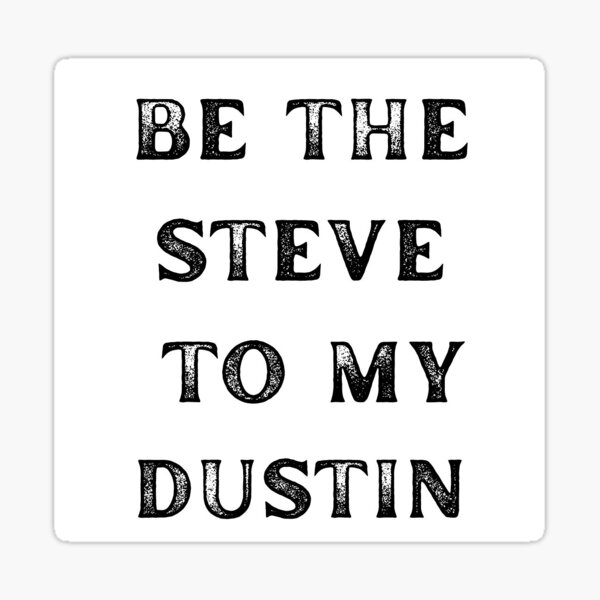"STEVE AND DUSTIN STRANGER THINGS" Sticker for Sale by DM369 | Redbubble