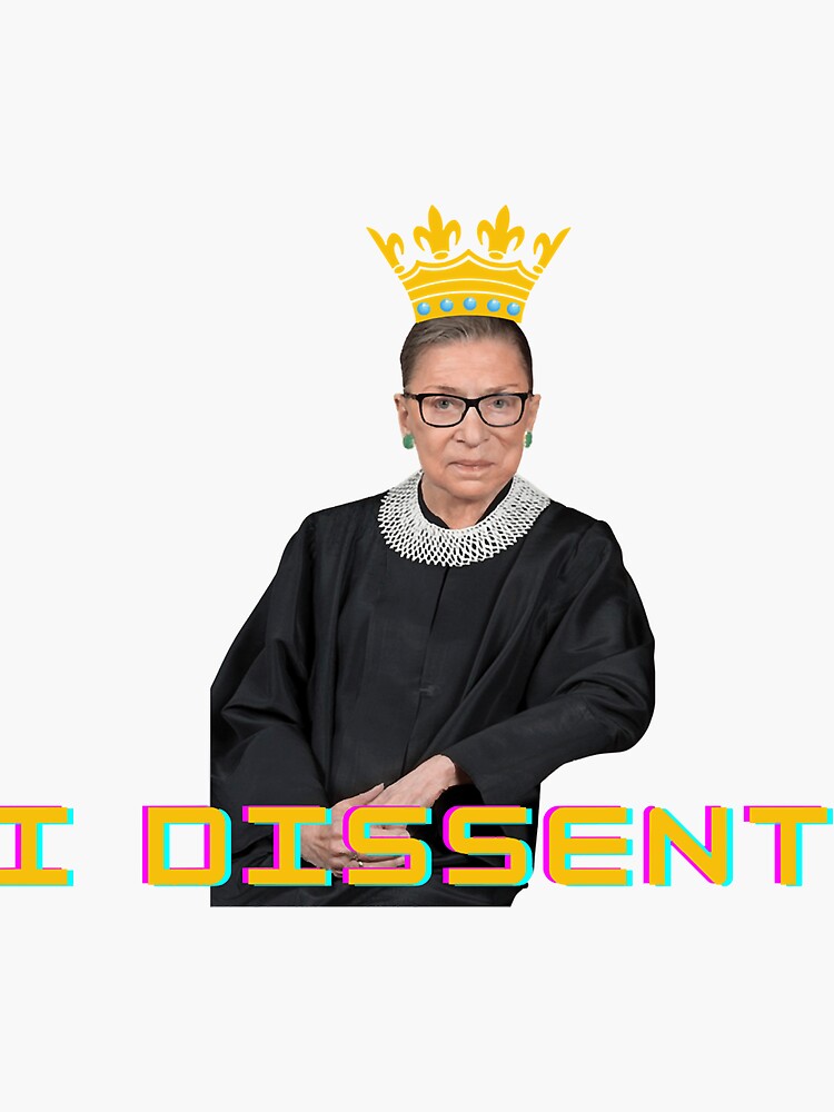 "Notorious Rbg" Sticker for Sale by ThorJaxDesigns | Redbubble
