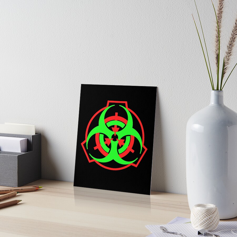 "SCP Biohazard symbol" Art Board Print by Rebellion-10 | Redbubble
