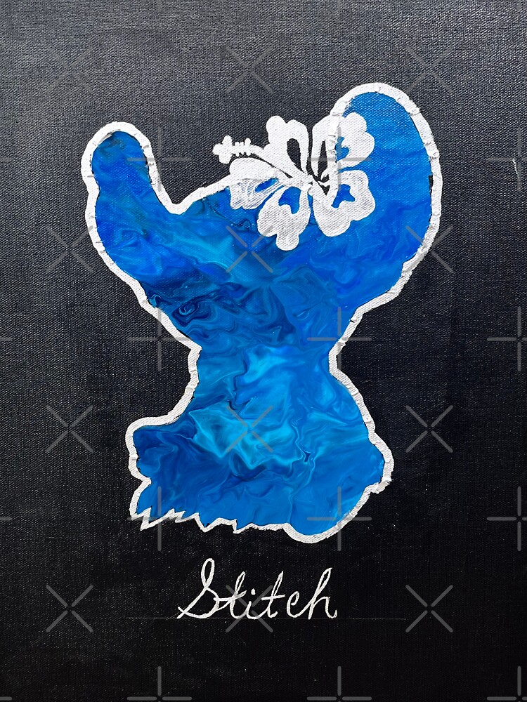 "Stitch Abstract" Sticker for Sale by Ariiramona | Redbubble