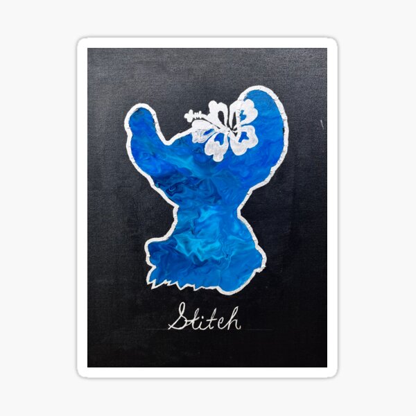 "Stitch Abstract" Sticker for Sale by Ariiramona | Redbubble