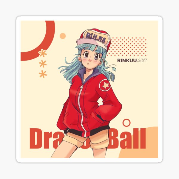 "Dragon Ball Bulma by Rinkuuart" Sticker for Sale by RinkuuArt | Redbubble