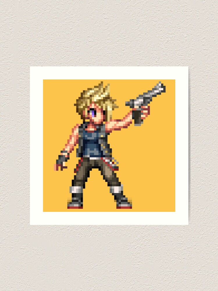 "Prompto Attack Final Fantasy XV Pixel Art" Art Print for Sale by PIXEL ...