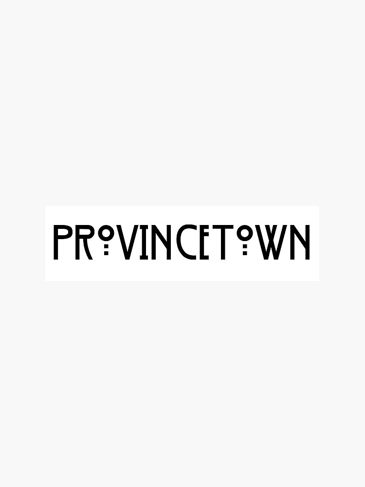 "AHS Provincetown" Sticker for Sale by golden-trash | Redbubble