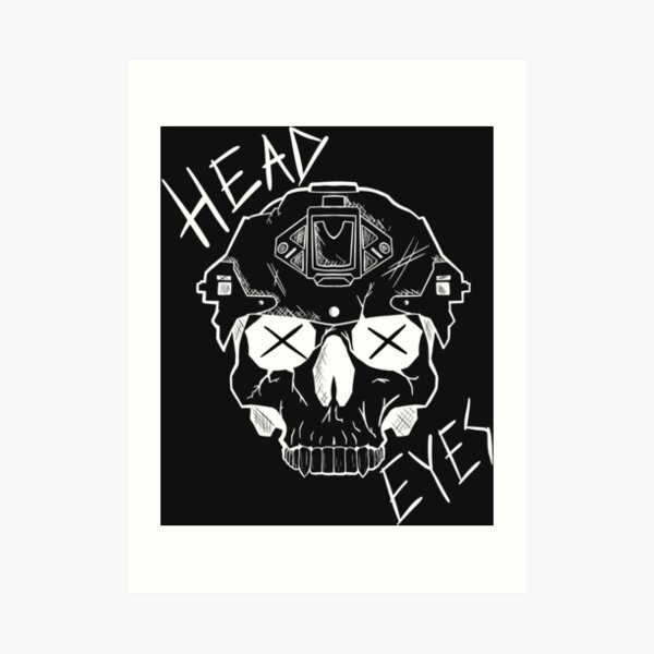 "Head eyes eft escape from tarkov inspired" Art Print for Sale by ...