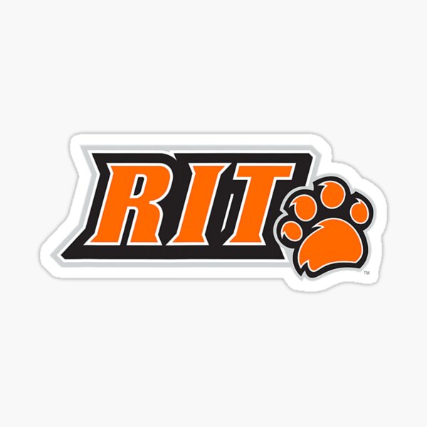 "Rochester Institute of Technology RIT Tigers Paw Logo" Sticker for ...