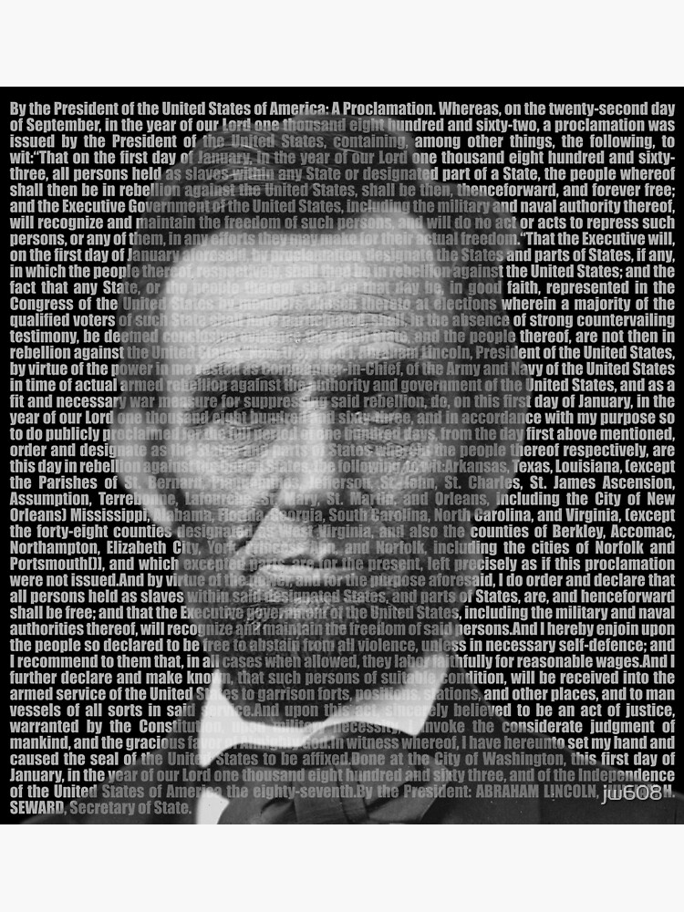 "Abraham Lincoln - Emancipation Proclamation" Art Print for Sale by ...