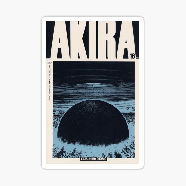 "Akira #16" Sticker for Sale by patriciagrillio | Redbubble