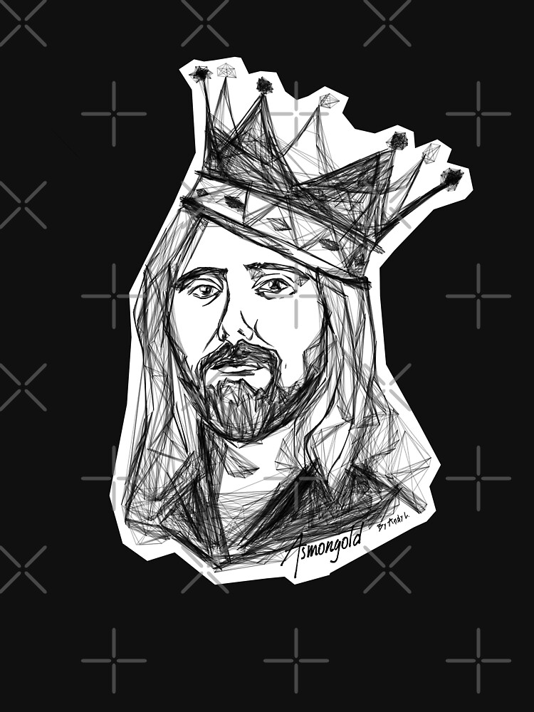 "Asmongold - OTK - Fanart - Sketchwork" T-shirt for Sale by CYBER-BAT ...