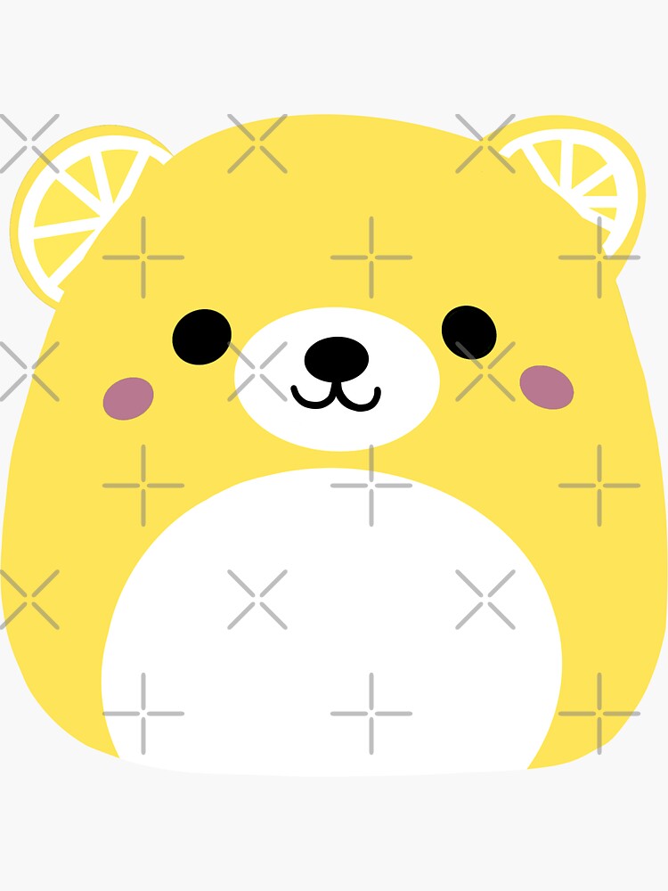 "Squishmallow Belton the Lemon Bear" Sticker for Sale by squishteacher ...