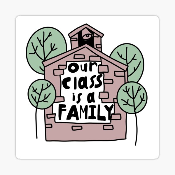 "Picture Book - Our Class is a Family" Sticker for Sale by ...