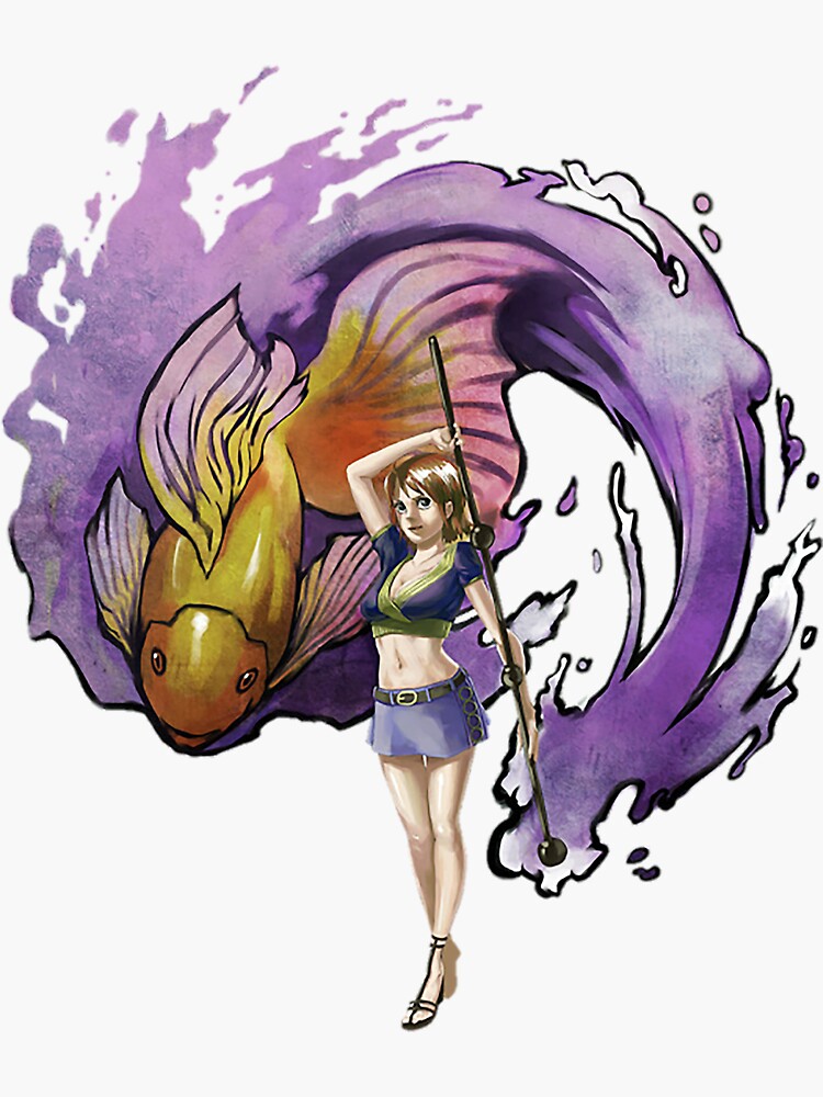 "power nami" Sticker for Sale by dalanosenx | Redbubble