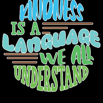 "Cute Kindness Language We All Understand ESL Teacher Student" Sticker ...