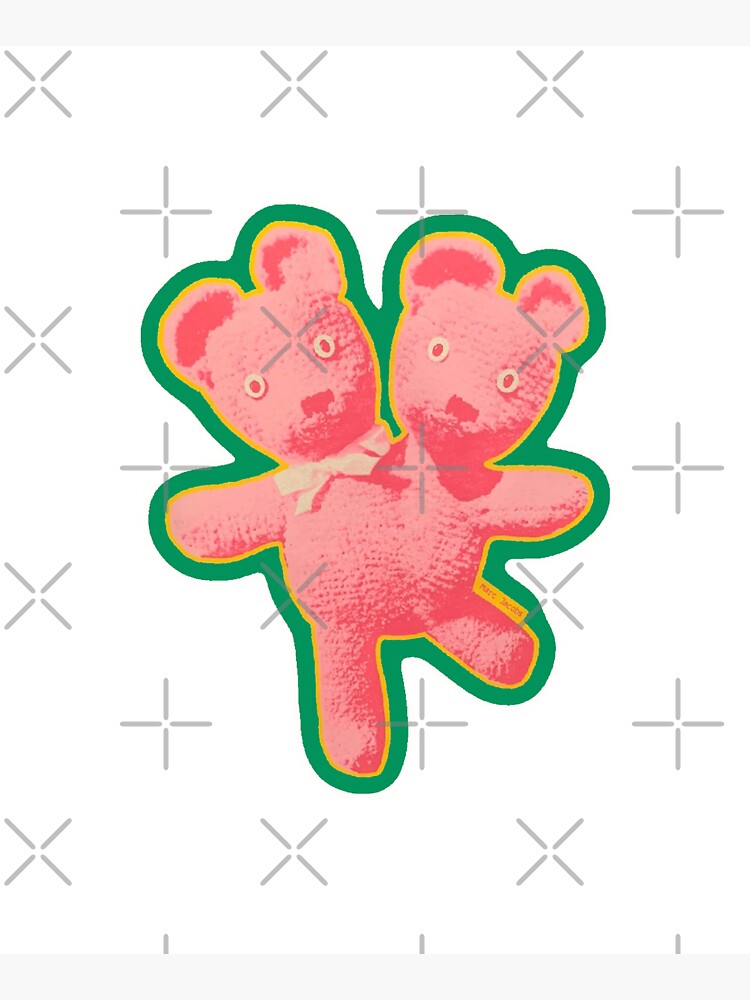 "Double-Headed Teddy Heaven Logo Sticker" Tote Bag for Sale by Catpuss ...