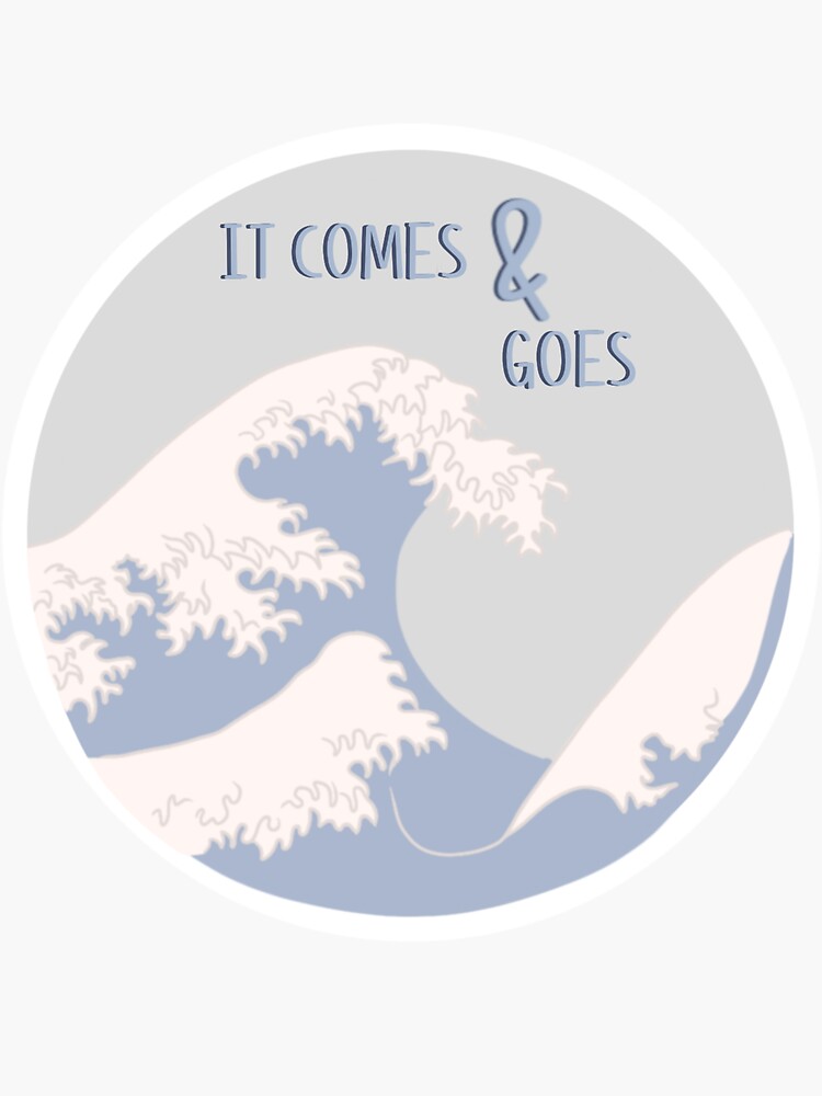 "Waves - Dean Lewis" Sticker for Sale by sawyerleighc | Redbubble